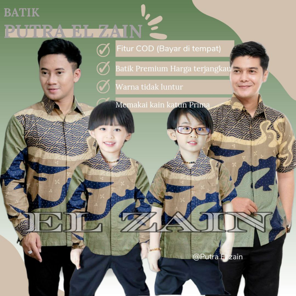 Jual TERBARU Couple sweet | Batik Putra EL Zain| Batik Viona Kemeja ...