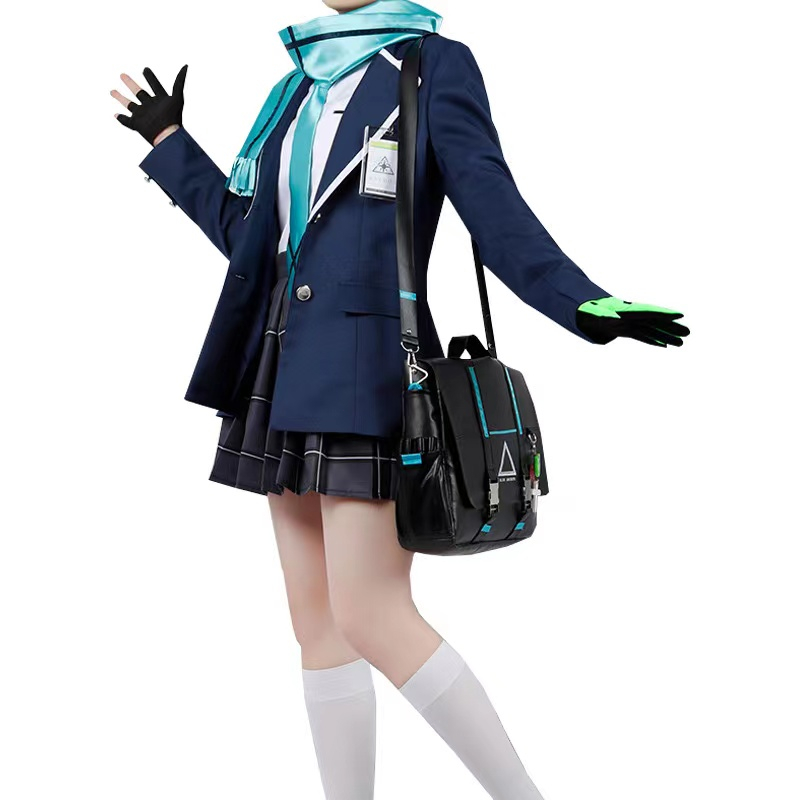Jual Blue Archive cosplay costume Sunaokami Shiroko cosplay Set and wig ...