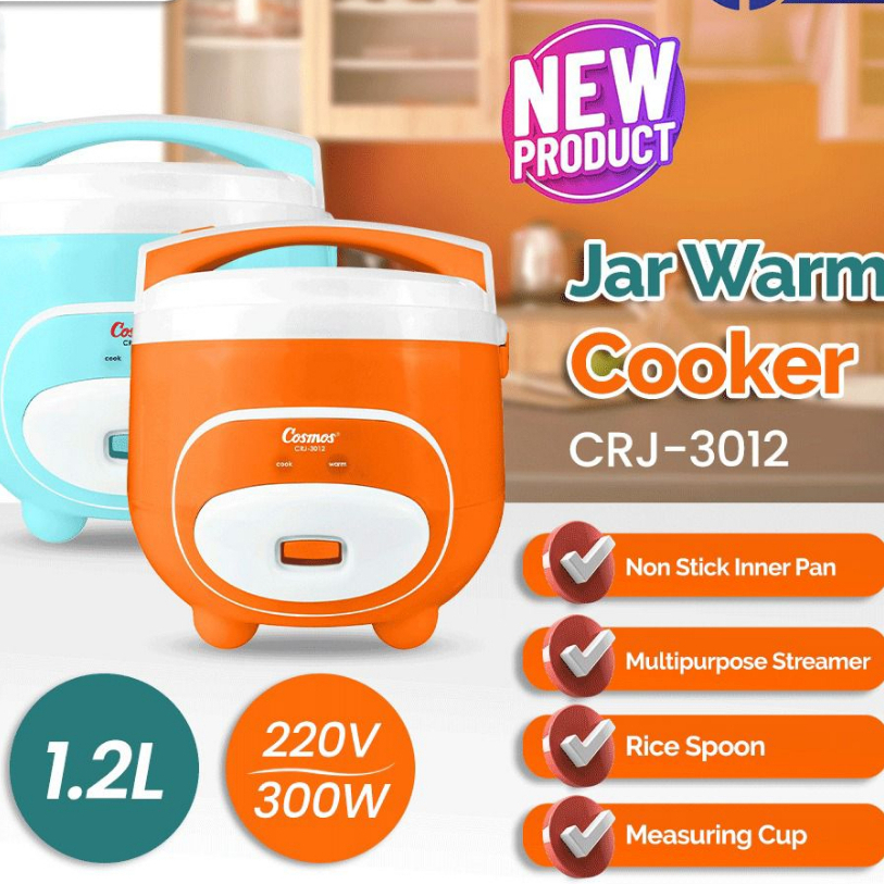 Jual MAGIC COM COSMOS CRJ-3012 / RICE COOKER 1,2 LITER CRJ3012 | Shopee ...