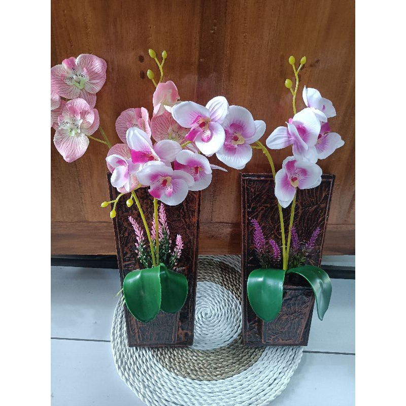 Jual anggrek set pot hiasan dinding | Shopee Indonesia