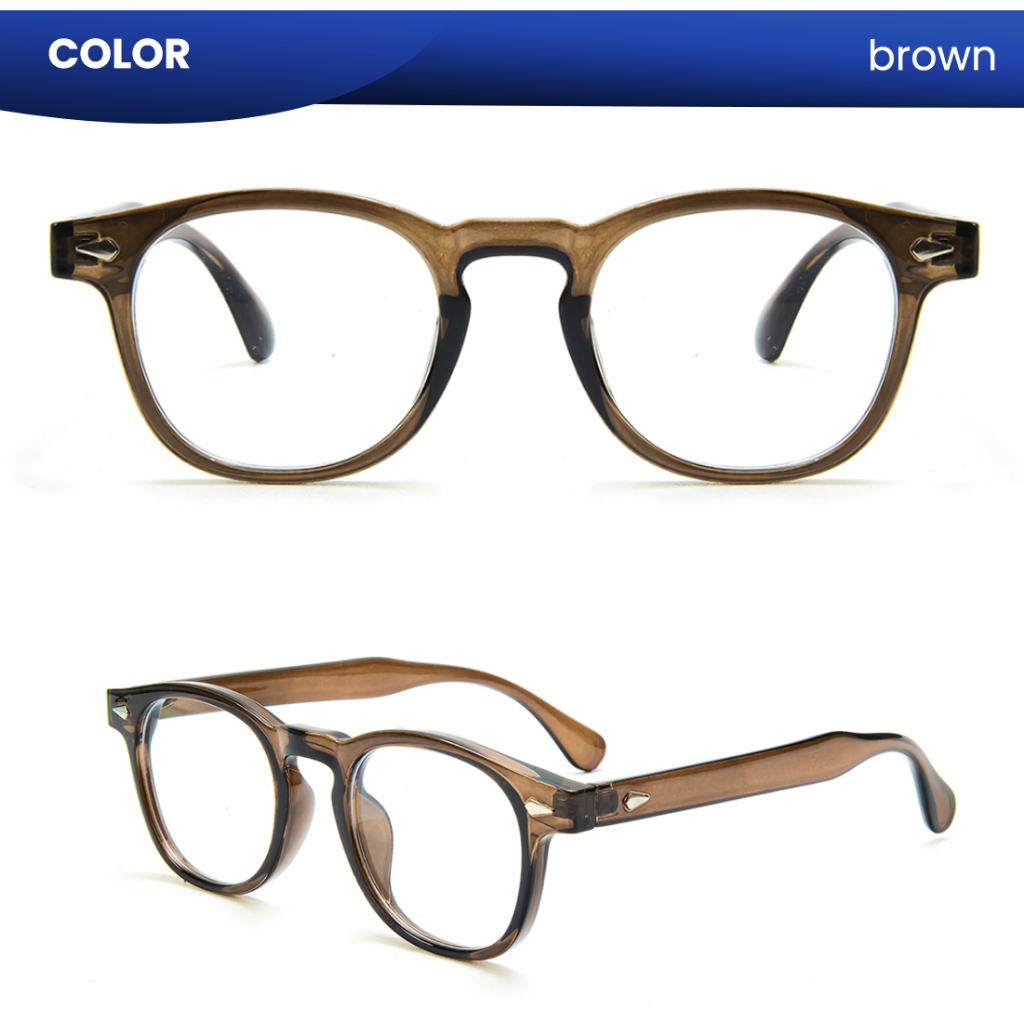 Jual IOOI Eyewear - Kacamata Kotak TR Elastis Lensa Anti Radiasi Photocromic Bluecromic Pria ...