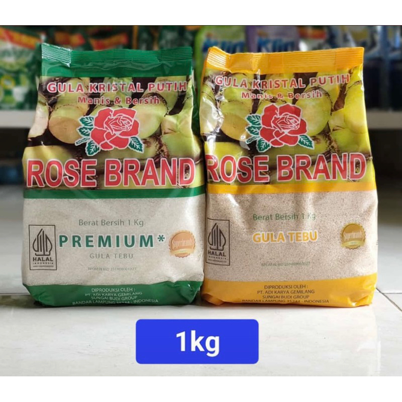 Jual Rose brand gula 1kg/gula pasir rose brand 1kg/ gula pasir 1kg ...