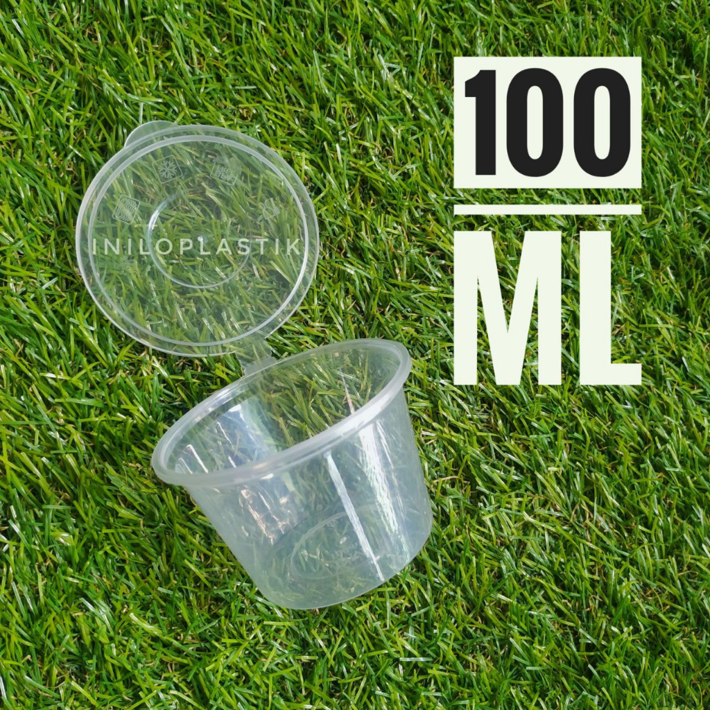 Jual Tempat Saos Plastik 100 ml / Cup Saos Sambal / Saus Container ...