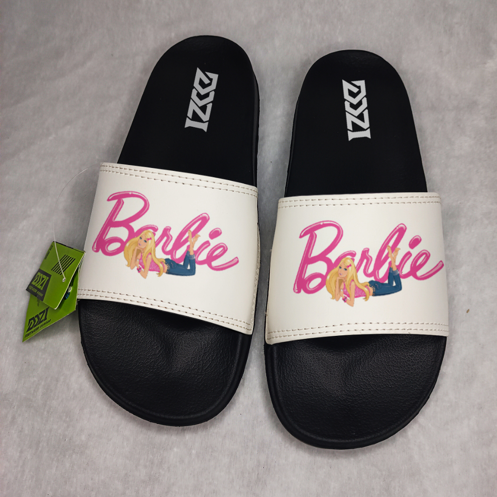 Jual Sandal Animasi Barbie Selop Slide Dewasa Sendal | Shopee Indonesia