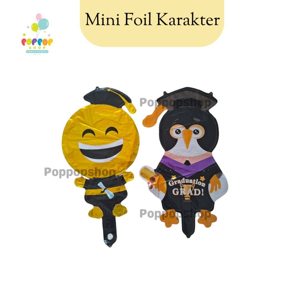 Jual Blon Mini Foil - Graduation Karakter | Shopee Indonesia