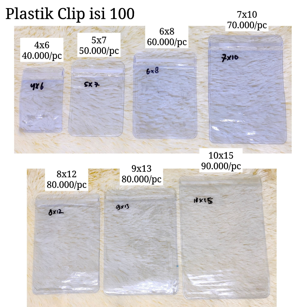Jual Plastik Klip isi 100 Mika Tebal Plastic Clip Plastik Tebal ...