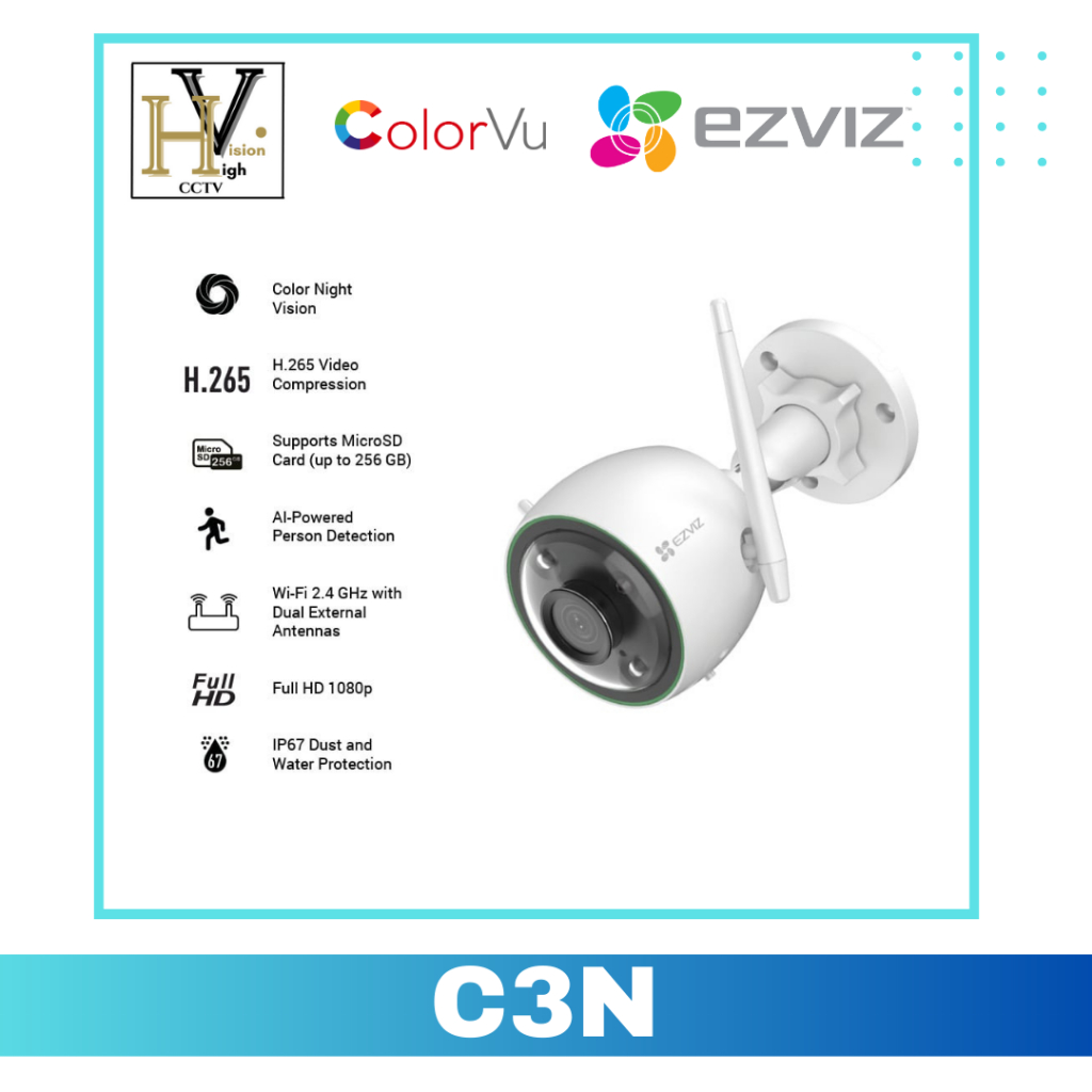 Jual Camera C3N Outdoor Colorvu 1080P | Shopee Indonesia