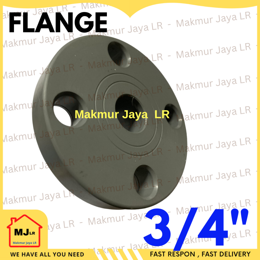 Jual FLANGE 3/4” 3/4 inch PVC AW TEBAL JIS 10K KDJ / CM TAIWAN Sok ...