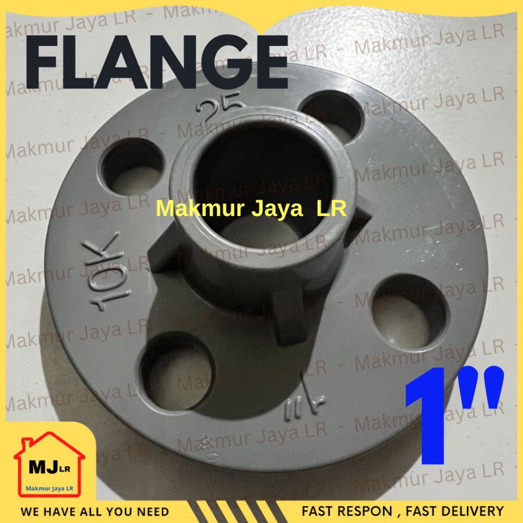 Jual FLANGE 1” 1 inch PVC AW TEBAL JIS 10K KDJ / CM TAIWAN Sok Fleng ...