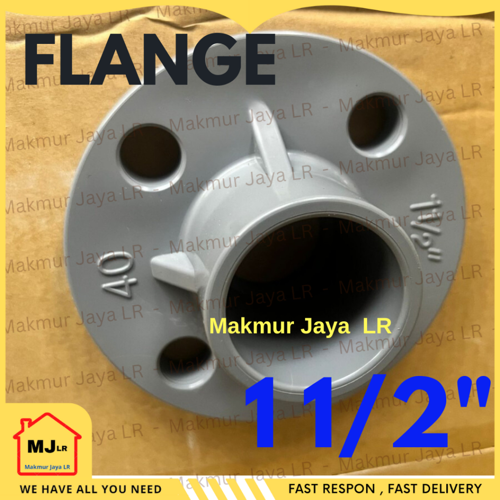 Jual FLANGE 1 1/2” 11/2 1,5 inch PVC AW TEBAL JIS 10K Sok Fleng Pleng ...
