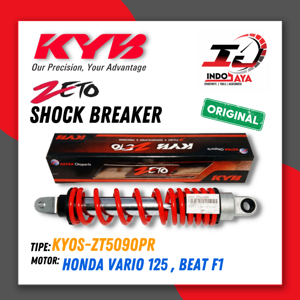 Jual SHOCKBREAKER KAYABA KYOS-ZT5090PR UNTUK MOTOR ALL MATIC ...