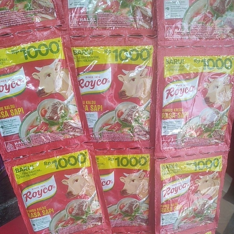 Jual Royco sapi renceng (1000an) isi 12 sachet × 16 gr | Shopee Indonesia