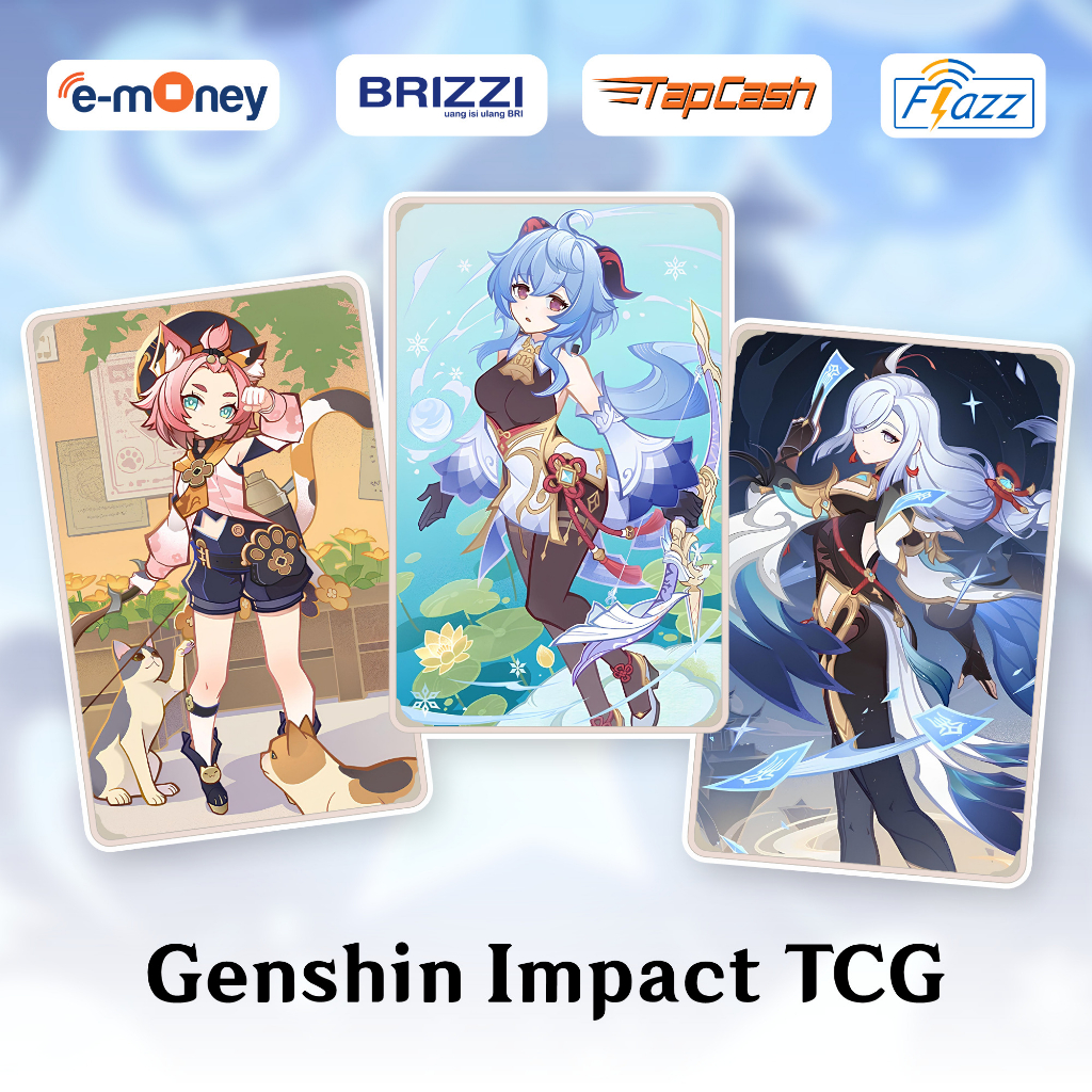 Jual E-Money Genshin Impact Genius Invokation TCG | Ganyu, Diona ...