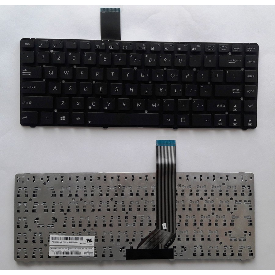 Jual Keyboard Laptop Cocok Untuk Asus K45V, A45V, K45VD, A46CA | Shopee ...