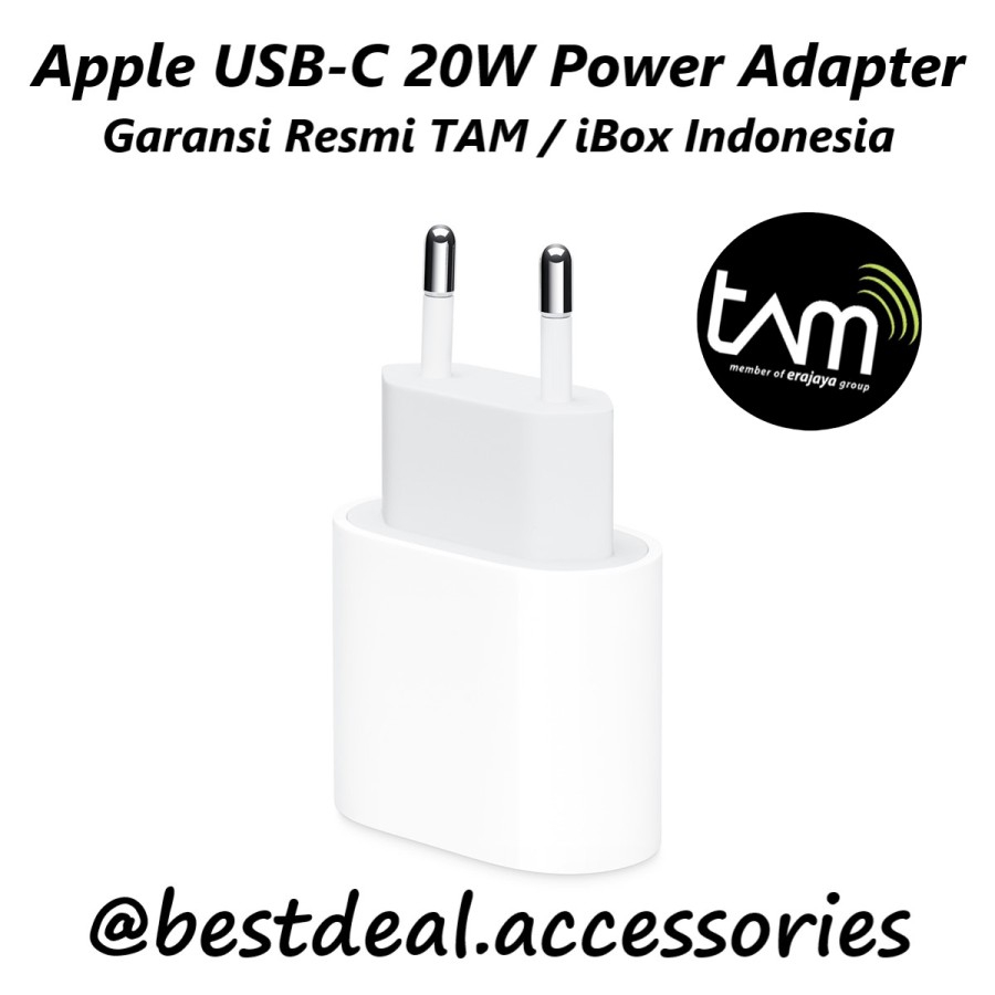 Jual Apple USB-C 20W Power Adapter | Shopee Indonesia