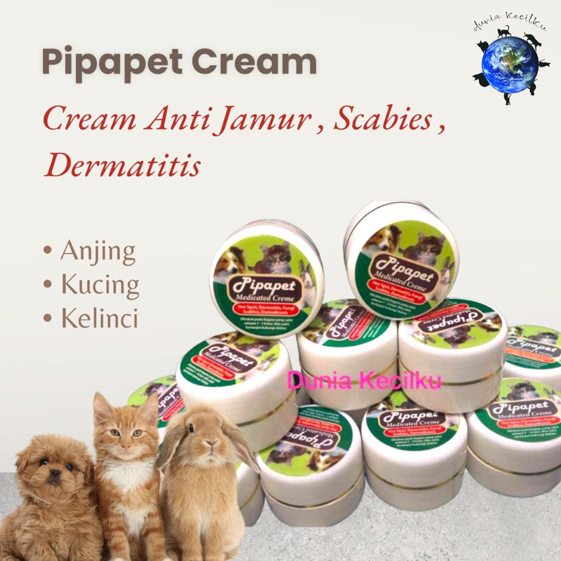 Jual Pipapet Cream Salep Anti Jamur Scabies Dermatitis | Shopee Indonesia