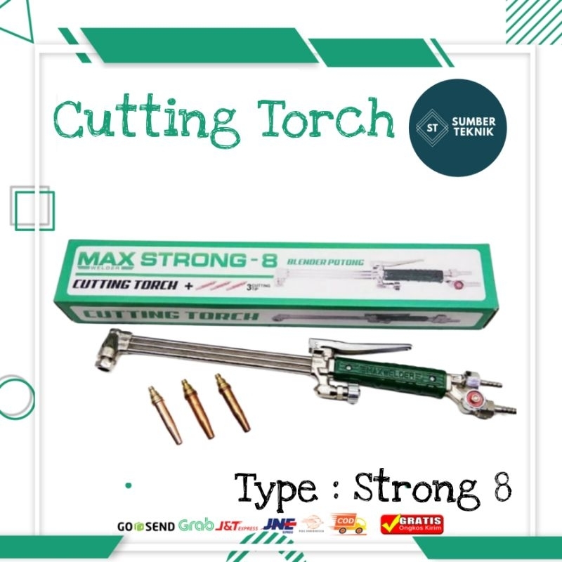 Jual MAX STRONG 8 Cutting Torch LPG / Stang Tang Las Potong Blender ST8 ...