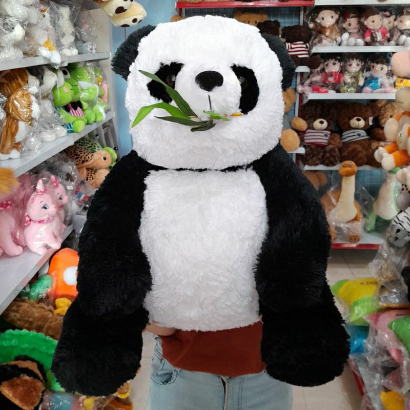 Jual BONEKA PANDA DAUN UKURAN BESAR | Shopee Indonesia