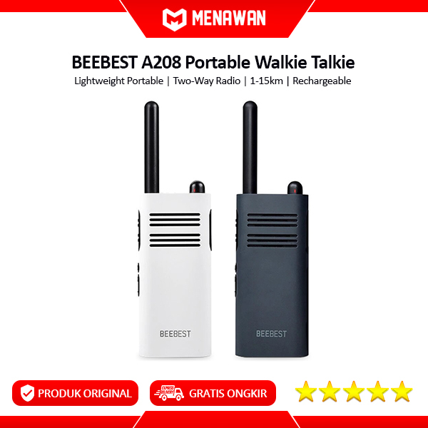 Jual Beebest A208 Walkie Talkie HT Intercom Outdoor Two Way Radio Rechargeable Portable Original ...