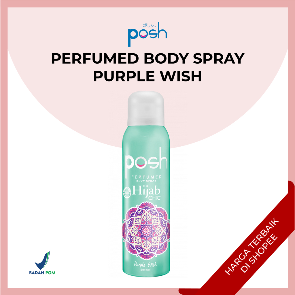 Jual Posh Body Spray 150ml Men / Girls Perfumed Pria Wanita Body Spray ...