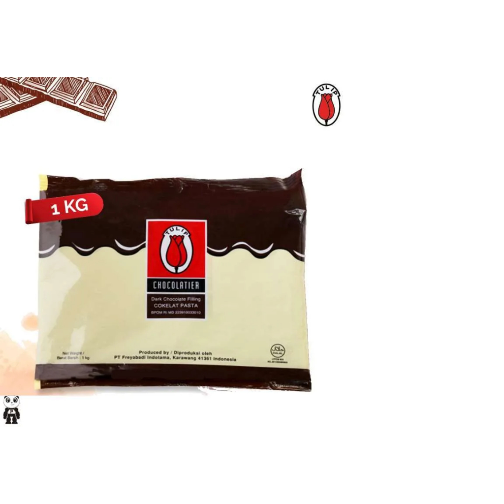 Jual SELAI COKLAT TULIP CHOCO FILLING PREMIUM 1KG | Shopee Indonesia