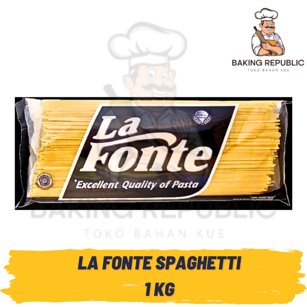Jual LA FONTE SPAGHETTI | 1 KG | PASTA SPAGHETTI | Shopee Indonesia
