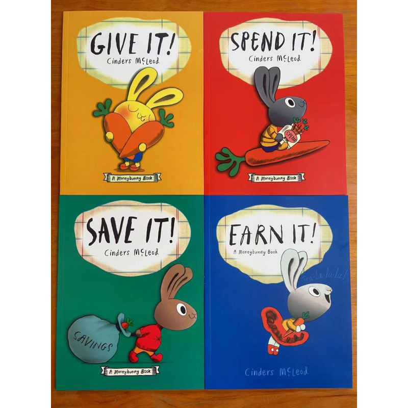 Jual READY 1 SET 4 BUKU A MONEY BUNNY BOOK SET ISI 4 BUKU GIVE IT EARN ...