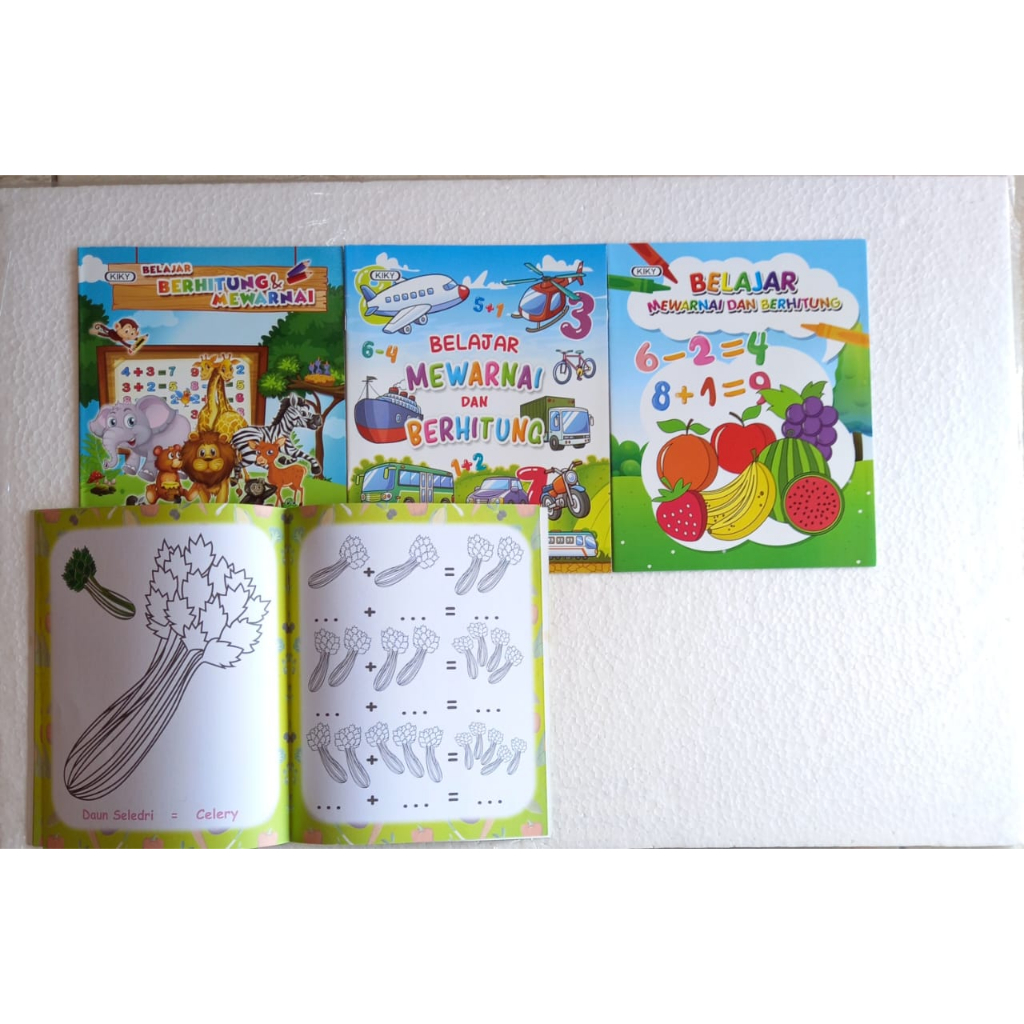 Jual BUKU MEWARNAI DAN BELAJAR BERHITUNG | Shopee Indonesia
