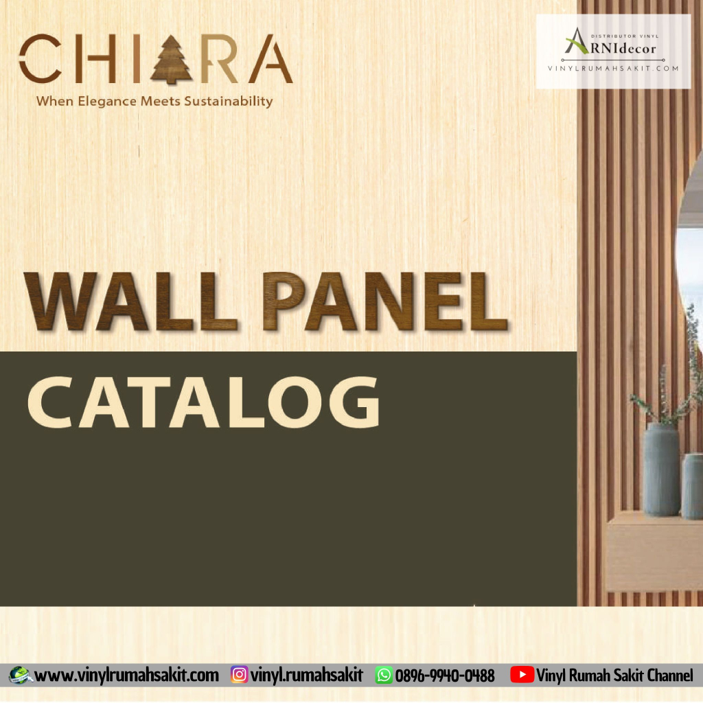 Jual Wall Panel WPC 3D merk Chiara - Dekorasi Dinding bahan PVC ...