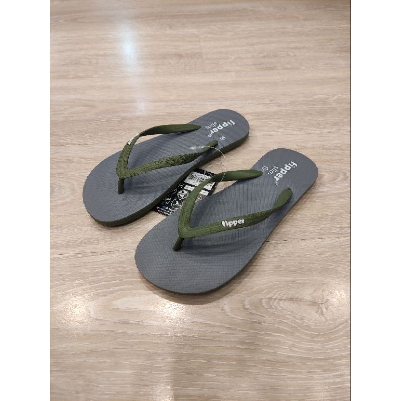 Jual Sandal Fipper Slim Original For Woman/Ladies-Green/Grey | Shopee ...
