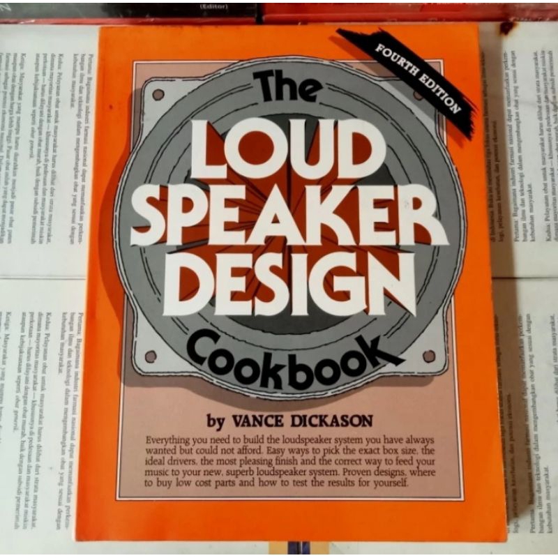 Jual BUKU ORIGINAL THE LOUD SPEAKER DESIGN COOKBOOK By vance dickason ...