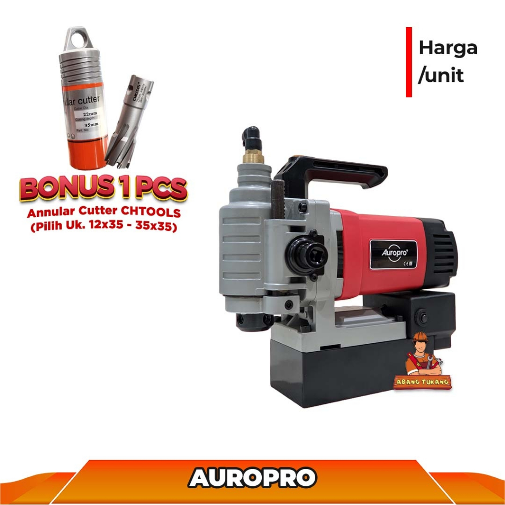 Jual Mesin Bor Magnet Portable Magnetic Core Drill AUROPRO Multifungsi ...