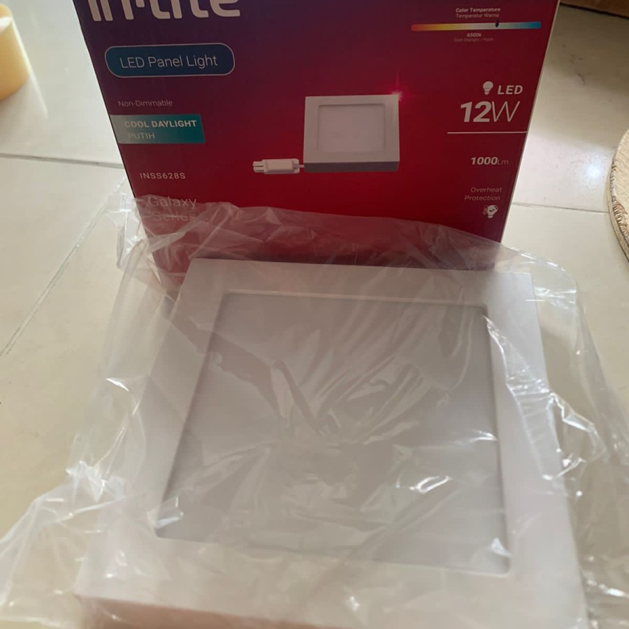 Jual LED PANEL OUTBOW INLITE 12W 12 W 12 WATT 12WATT KOTAK INLITE SNI ...