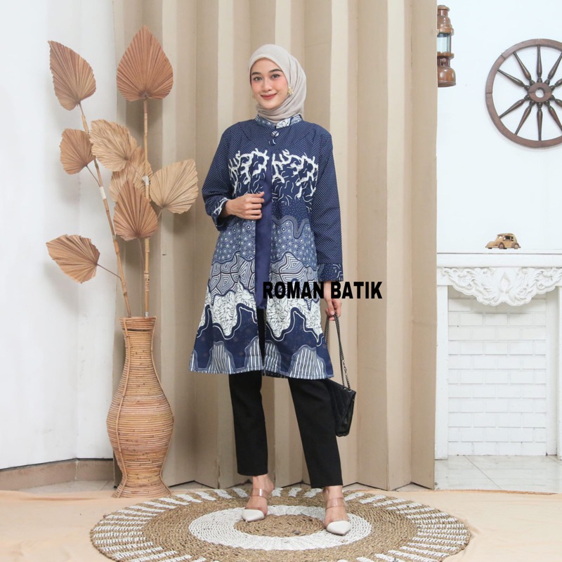 Jual Batik Couple (ROMAN-store) - Baju Batik Couple Batik Tunik Couple ...