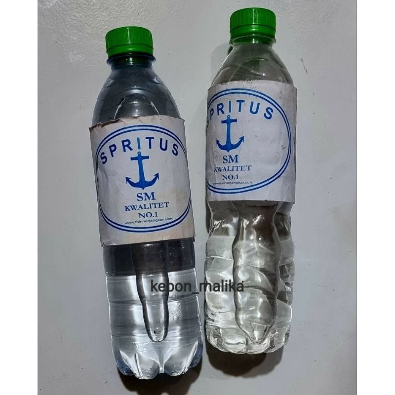 Jual Spirtus spiritus spritus sepirtus bening clear cap jangkar 600 ml ...