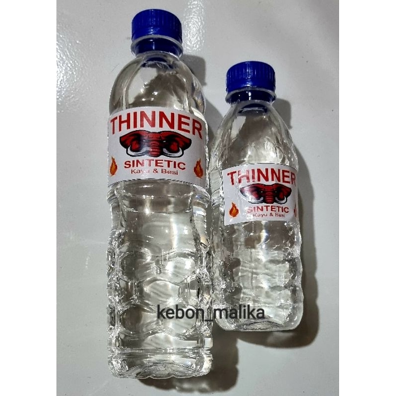 Jual Thiner tiner botol pengencer cat solven | Shopee Indonesia