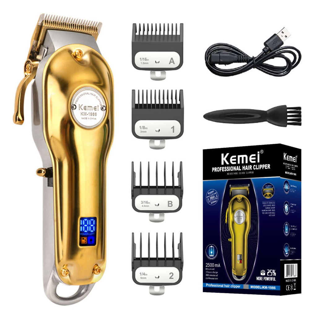 Jual Kemei Alat Cukur Rambut KM-1986 Hair Clipper Electric | Shopee Indonesia
