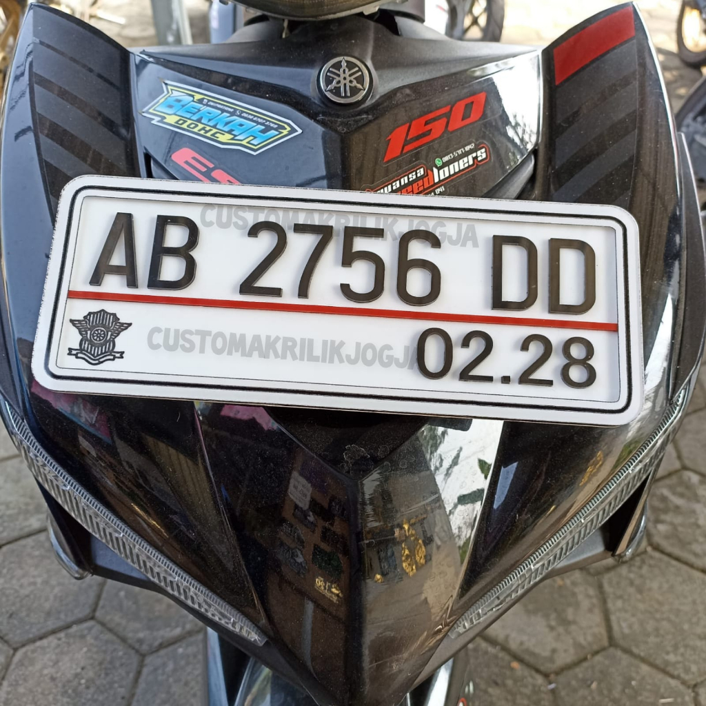 Jual PLAT MOTOR AKRILIK | Shopee Indonesia
