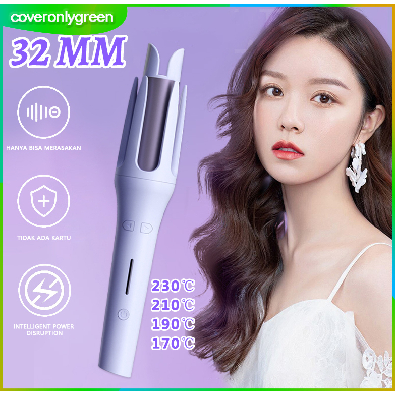 Jual curly rambut 32mm/ Listrik Curling Iron Otomatis / Alat ...