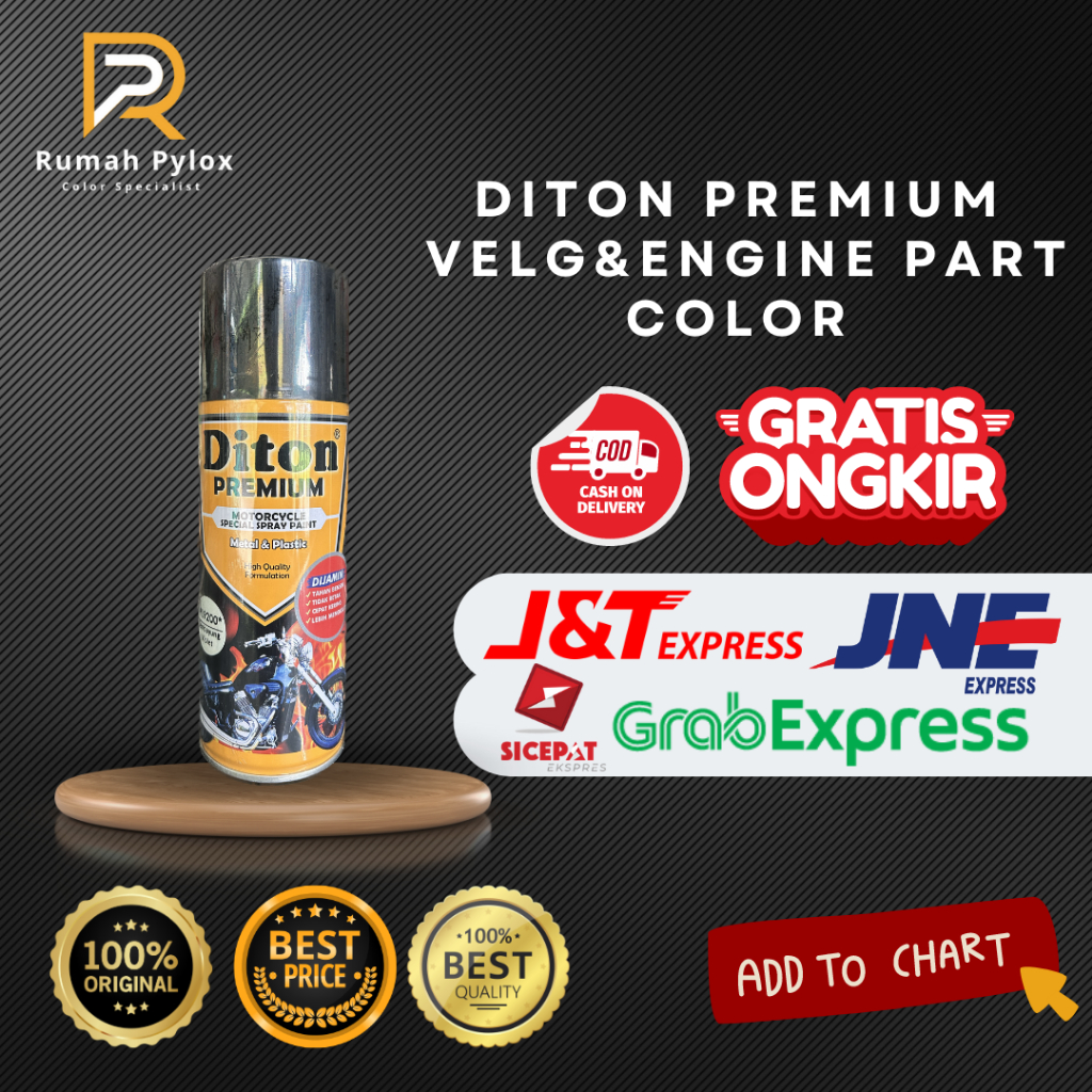 Jual CAT SEMPROT DITON PREMIUM VELG DAN ENGINE PART COLOR VG9282 ...