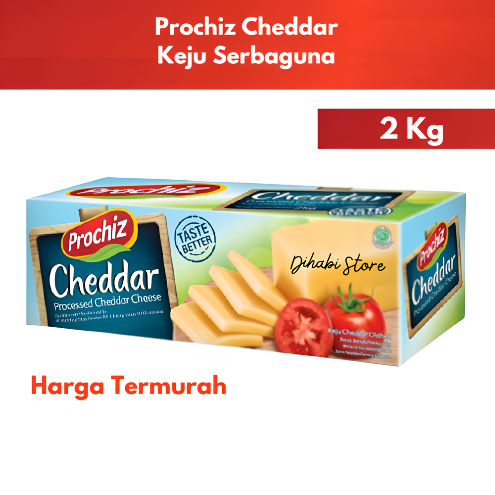 Jual Prochiz Premium Cheddar 2 Kg | Shopee Indonesia