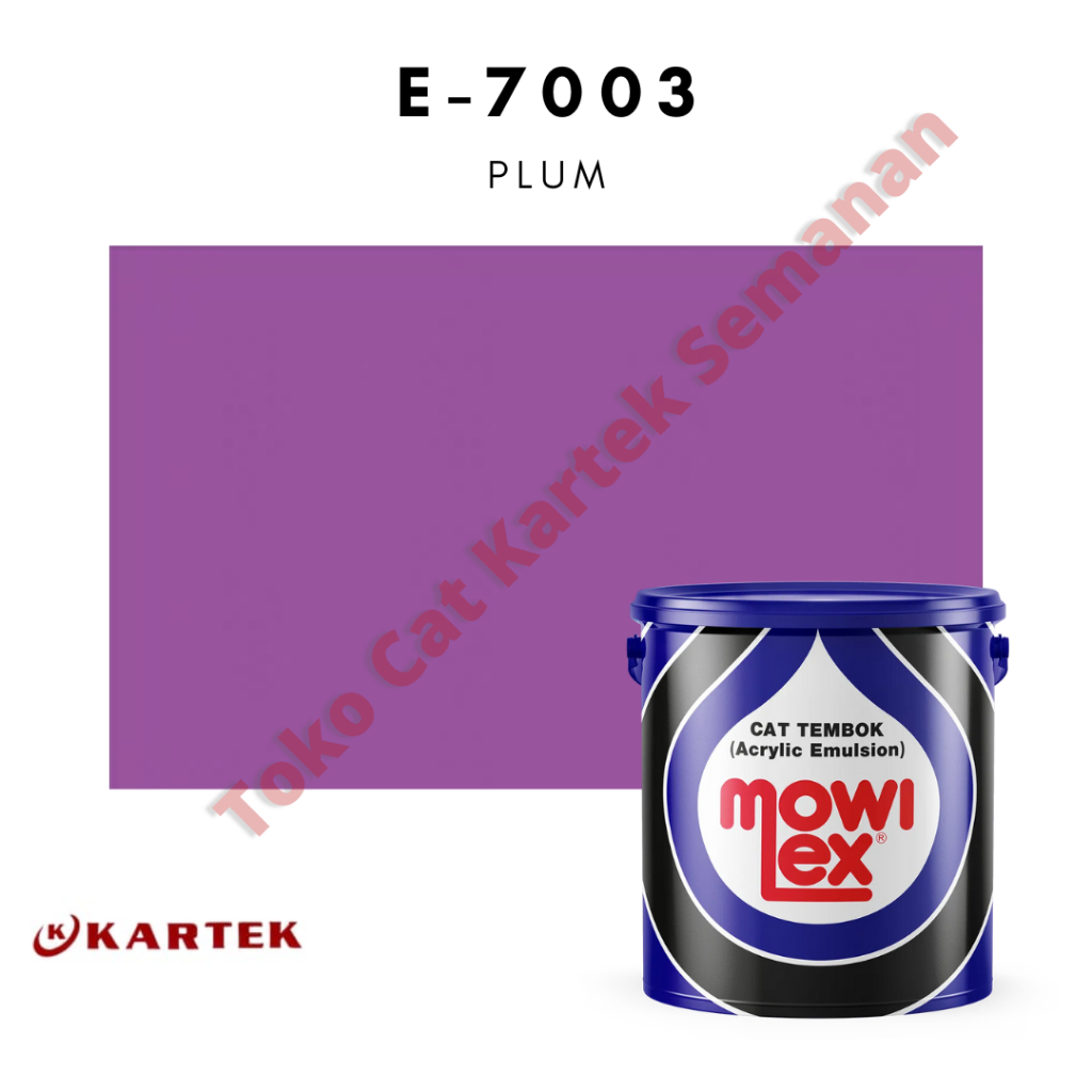 Jual MOWILEX EMULSION INTERIOR E-7003 PLUM (1 liter) | Shopee Indonesia