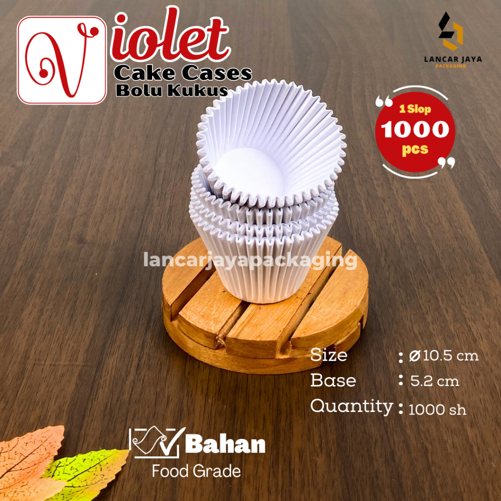 Jual Cake Case Cup Bolu Kukus Muffin Kertas Alas Kue Snack Risoles ...