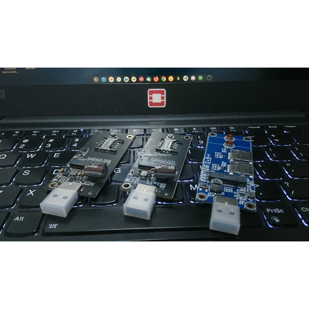 Jual Adaptor NGFF key B to USB dengan slot sim | Adaptor M2 to USB 3.0 ...
