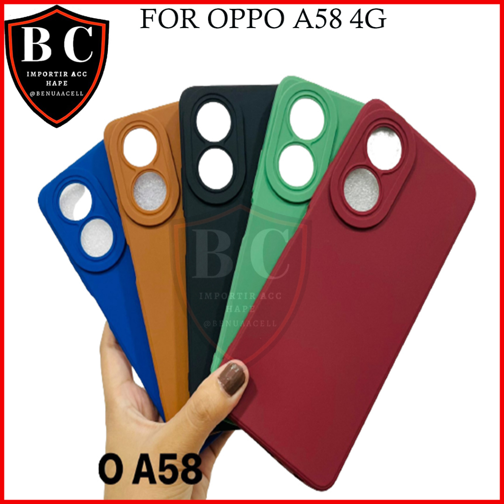 Jual Case Oppo A58 4g Softcase Pro Camera Oppo A18 A38 4g A78 4g A78