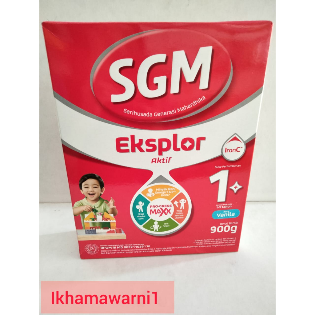 Jual SGM EKSPLOR 1 rasa vanila ,madu, 900 gram | Shopee Indonesia