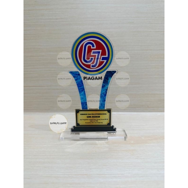 Jual custom plakat termurah/plakat penghargaan/plakat ucapan terima ...