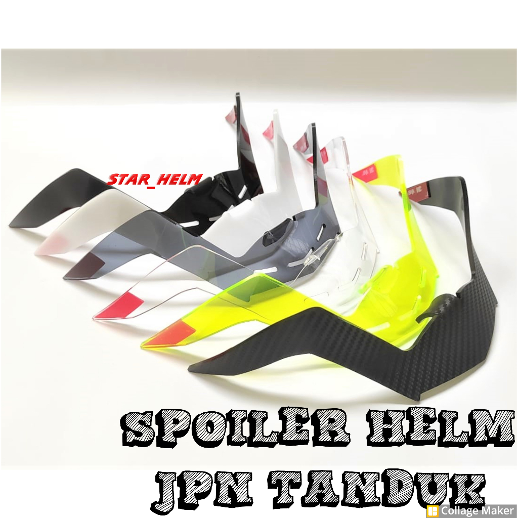 Jual SPOILER HELM JPN TANDUK | SPOILER HELM JPN FULLFACE | SPOILER HELM ...