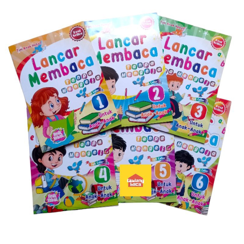 Jual Paket 6 Buku Anak Lancar Membaca Tanpa Mengeja TAH | Shopee Indonesia Jual Paket 6 Buku Anak Lancar Membaca Tanpa Mengeja TAH | Shopee Indonesia