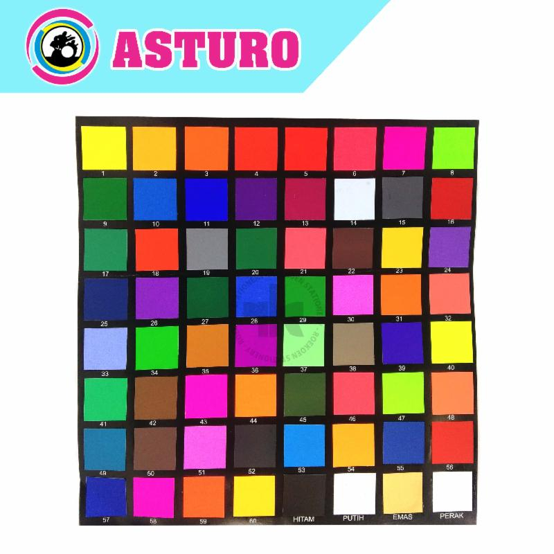 Jual Asturo Fluorescent Paper 40x60cm Kertas Spotlight | Shopee Indonesia
